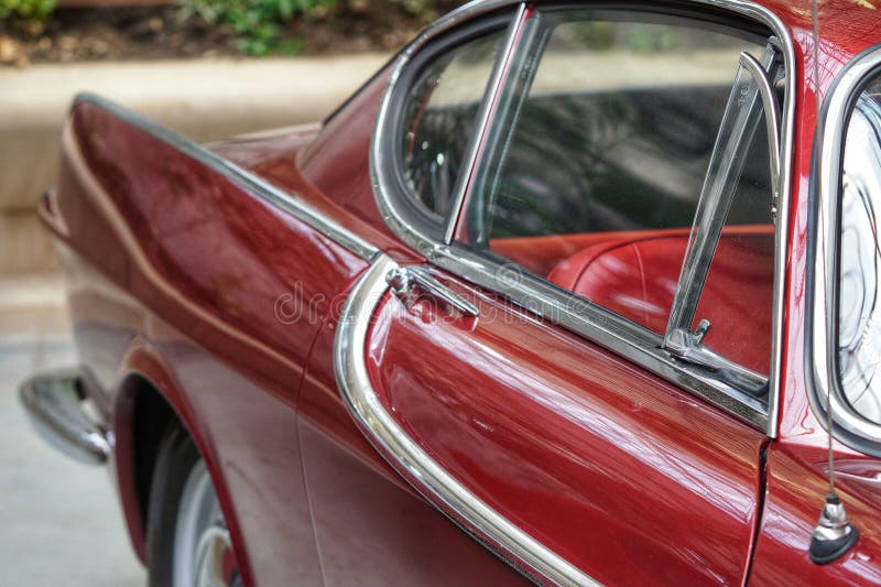 Red Customized Lotus Car at Drop Down in Bucharest Stock Image - Image ...