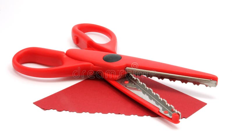 Red Cut stock photo. Image of design, cutting, craft, serrated - 8623626