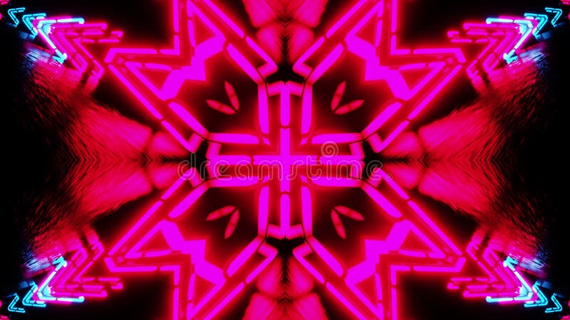 Red Cyan Neon Background with Glowing Gradient Arrows, Showing Forward ...