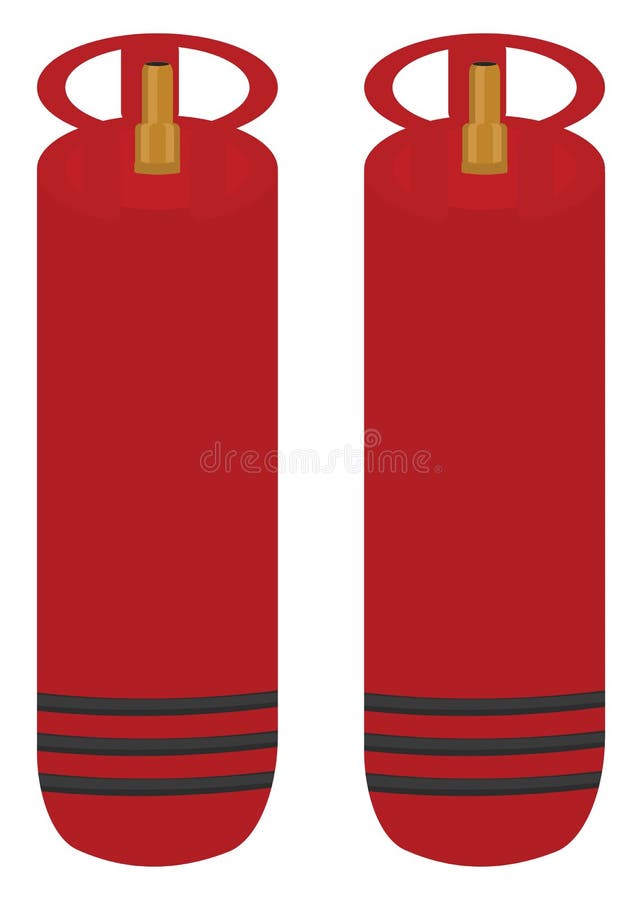 A Gas Cylinder , Vector or Color Illustration Stock Vector ...