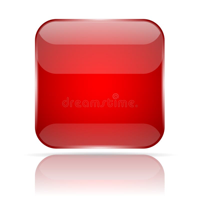 Let`s Dance Red Square 3d Realistic Web Button Stock Vector ...