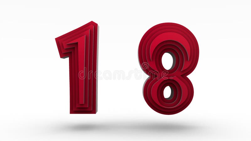 Number 18 Circle Stock Illustrations – 611 Number 18 Circle Stock ...