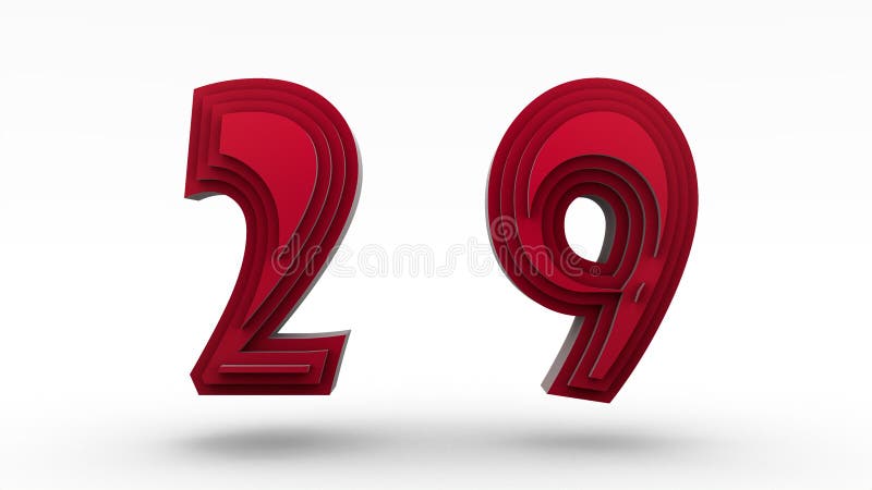 Number 29 White Stock Illustrations – 1,076 Number 29 White Stock ...