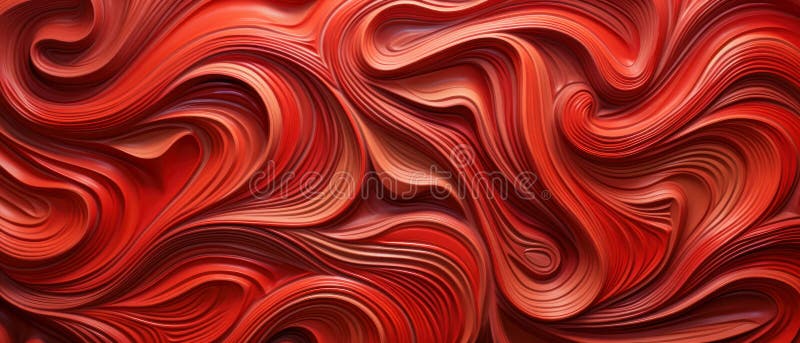 Red 3d pattern swirly stock illustration. Illustration of loop - 317214395