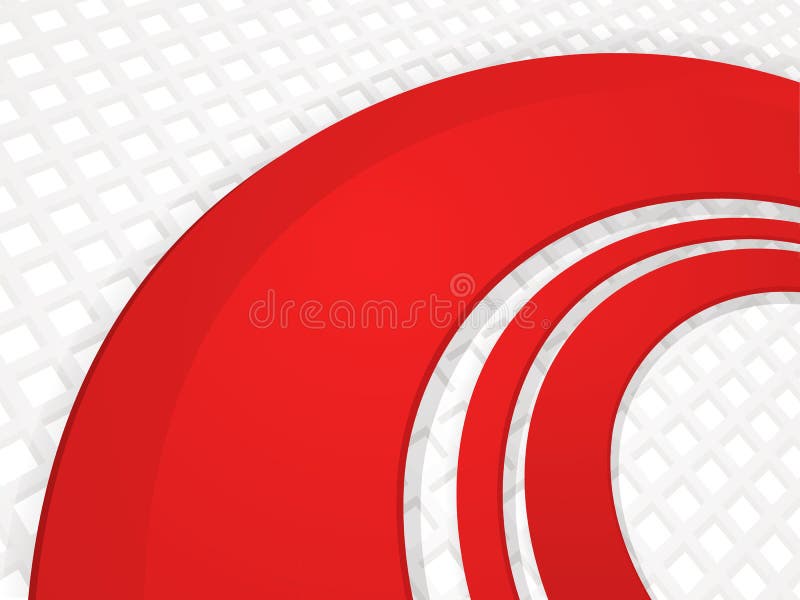 Red 3d Wave on White Grid Background Stock Vector - Illustration of ...