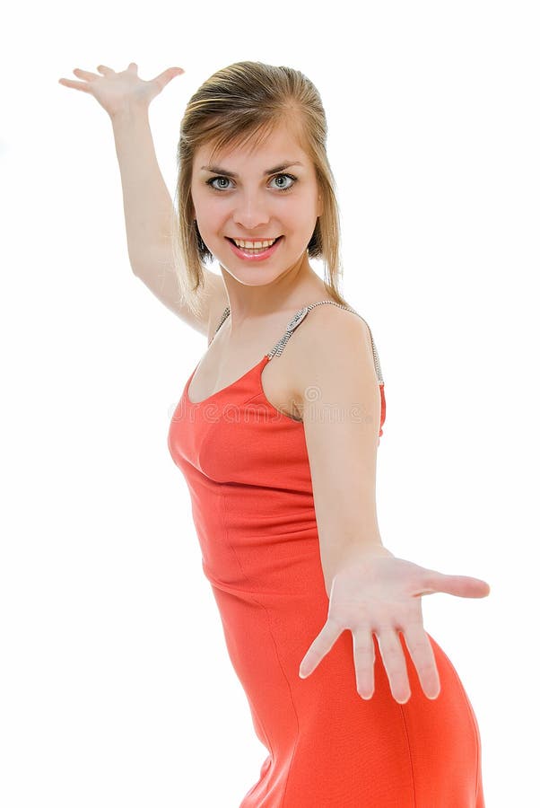 Red dance stock photo. Image of cool, bright, figure, expression - 6371574