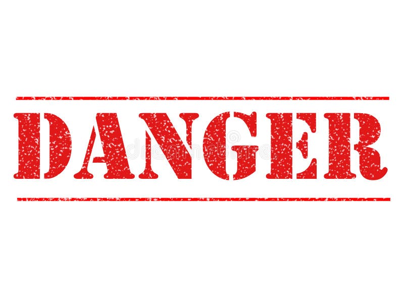 Red danger stencil stock photo. Illustration of danger - 103746758