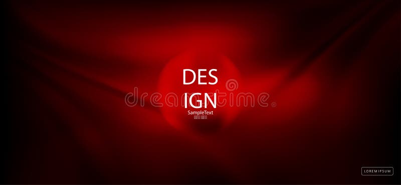 Red Dark Abstract Background with Silhouette of a Round Frame Stock ...