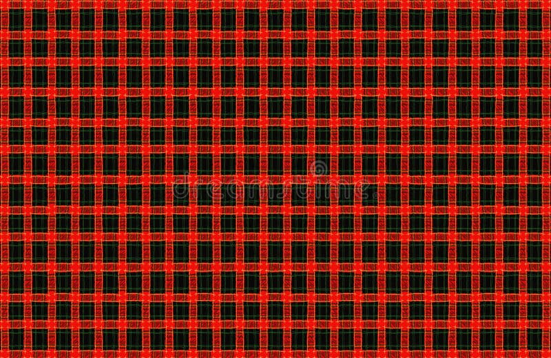 The Red and Dark Blue Lines Forming Repetitive Square Patterns Create a ...