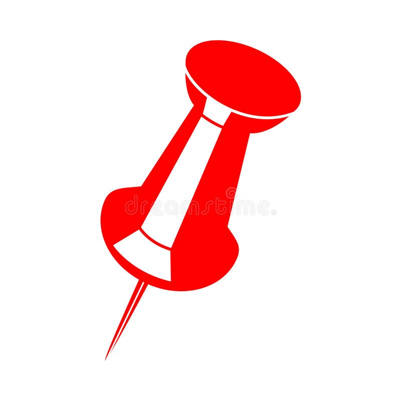 Red and Dark Gray 3D Map Location Pin, Marker or Also Called Pointer ...