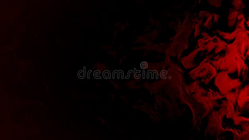 Red Dark Shaded Biological Shapes Texture - Abstract 3D Illustration ...