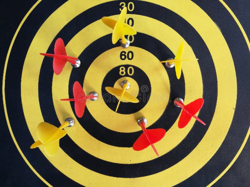 Dart and Dartboard stock photo. Image of optimal, perfection - 12613888