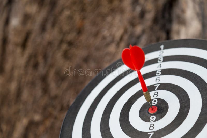 Red Dart Target Arrow Hitting on Bullseye with,Target Marketing Stock ... Red Dart Target Arrow Hitting on Bullseye with,Target Marketing Stock ...