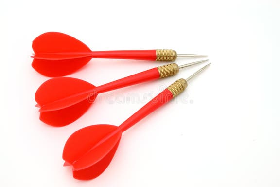 Red darts stock photo. Image of concepts, point, white - 4459788