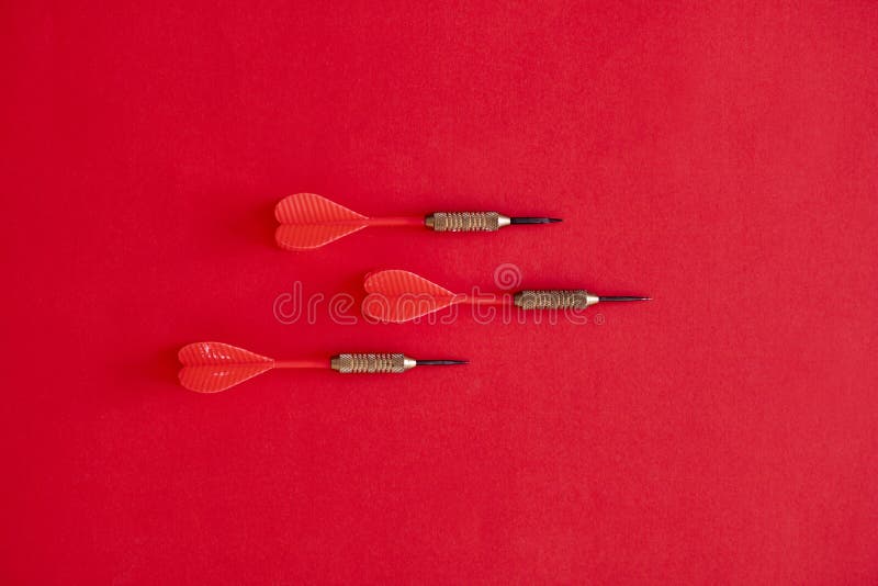 Red Darts stock photo. Image of hitting, perfect, plastic - 188814562