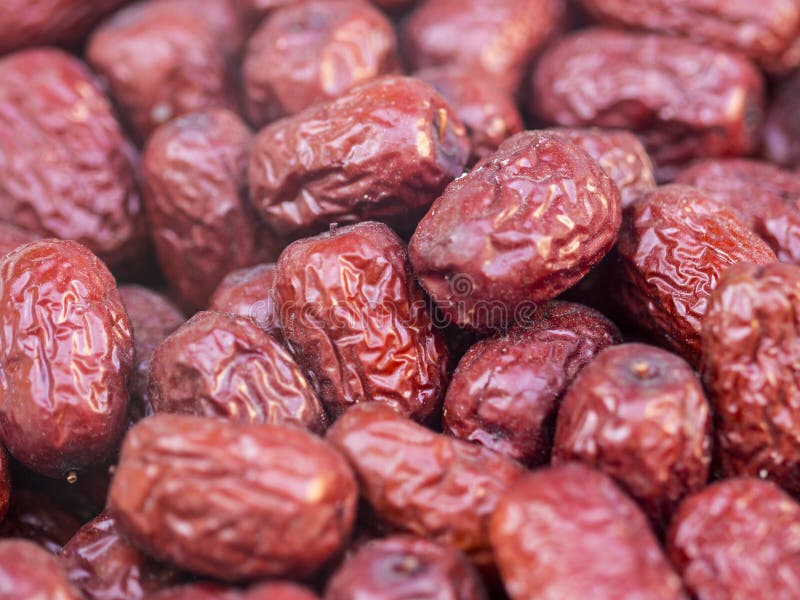 Red dates stock image. Image of brown, agriculture, dried - 51063035