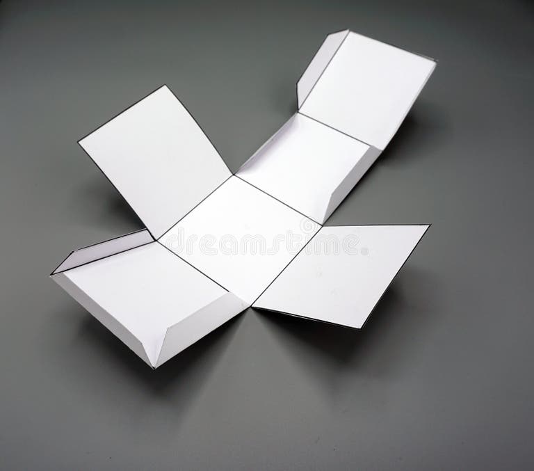 Red De La Geometría Del Cubo Rectangular Imagen de archivo - Imagen de ...