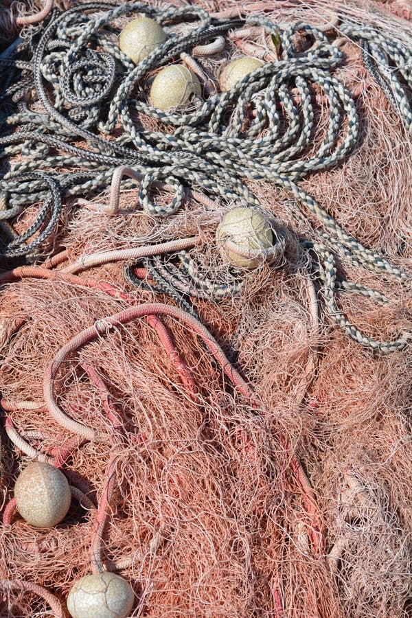 Red de pesca foto de archivo. Imagen de hilo, flotador - 165820854