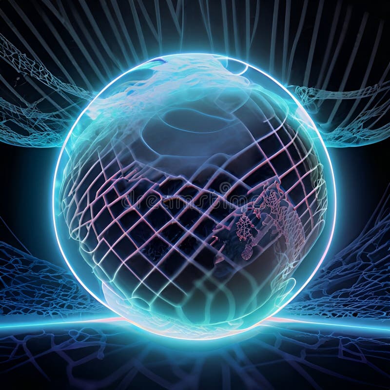 Red De Redes Globales Que Conecta El Mundo Stock de ilustración ...