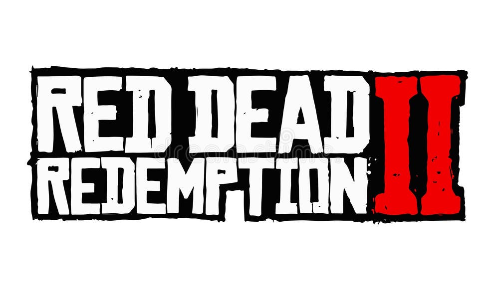 Red Dead Redemption 2 Logo Vector Foto editorial - Ilustración de video ...