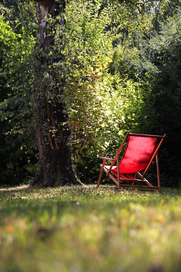 Relaxing on a summer chair stock image. Image of country - 5280745