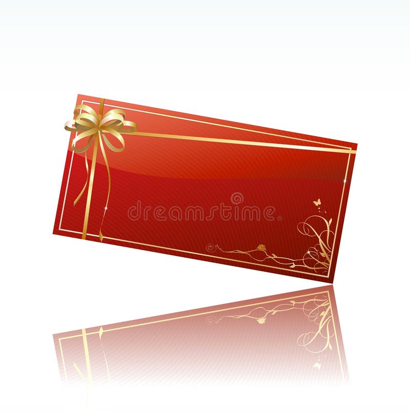 Gift card stock vector. Illustration of frame, decor - 27288009