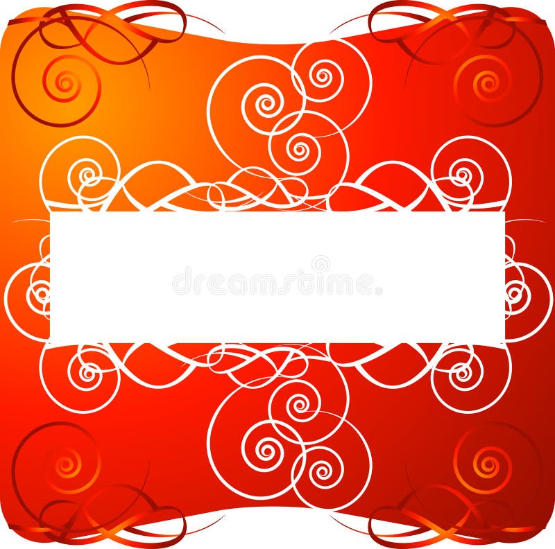 Red decorative background stock illustration. Illustration of ...