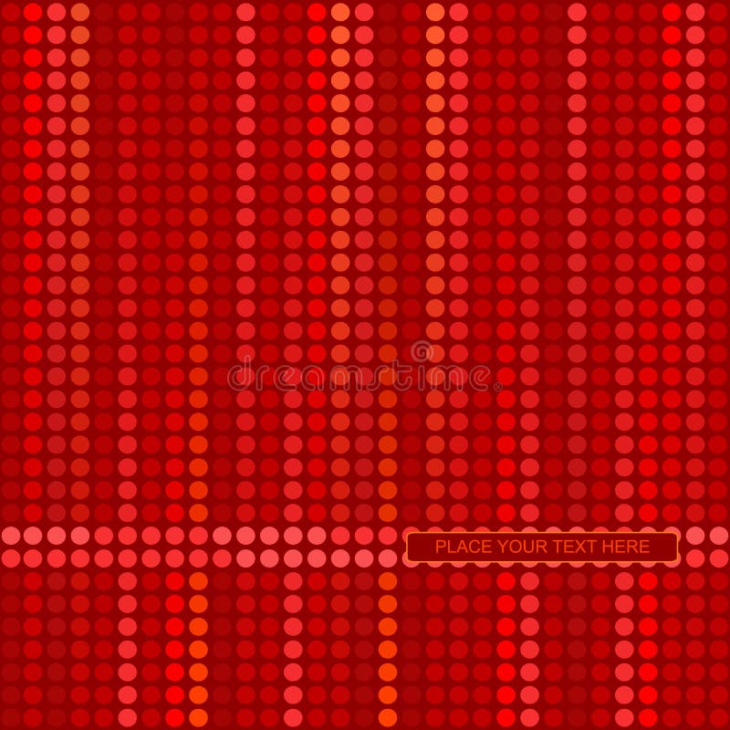 Red decorative background stock vector. Illustration of halftone - 4851424