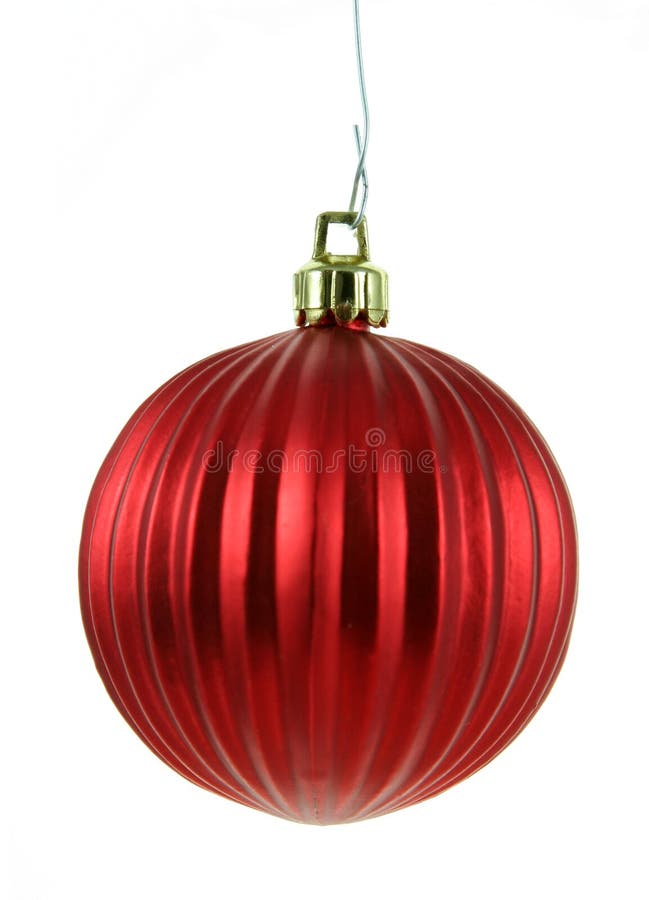 Red Bauble stock image. Image of glossy, advent, beaming - 1541579