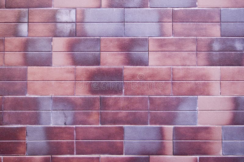 Decorative Brick-shape Tiled Wall Texture. Background, Exterior. Stock ...