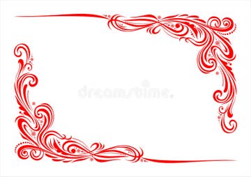 Decorative ornament 004 stock vector. Illustration of fine - 29775089