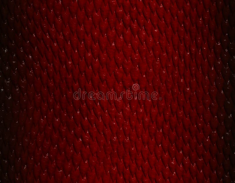 Deep Red Gradient Snake Skin Pattern, Flat Scale Stock Illustration ...