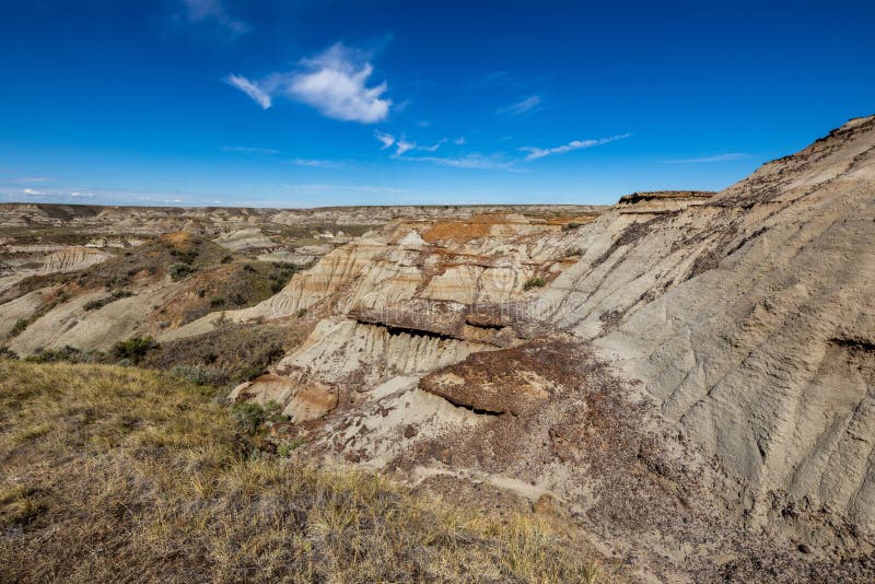 Red Deer River Canyon of the Badlands in Alberta Stock Image - Image of ...
