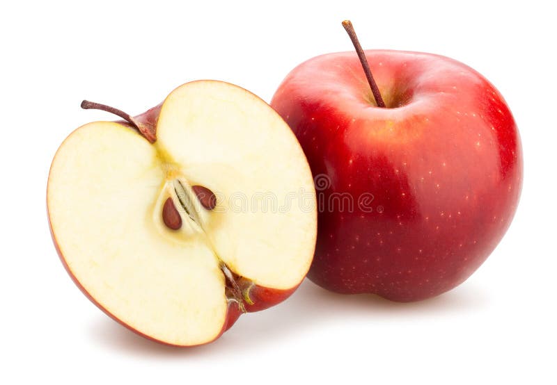 Red delicious apple stock photo. Image of healthy, slices - 132445904