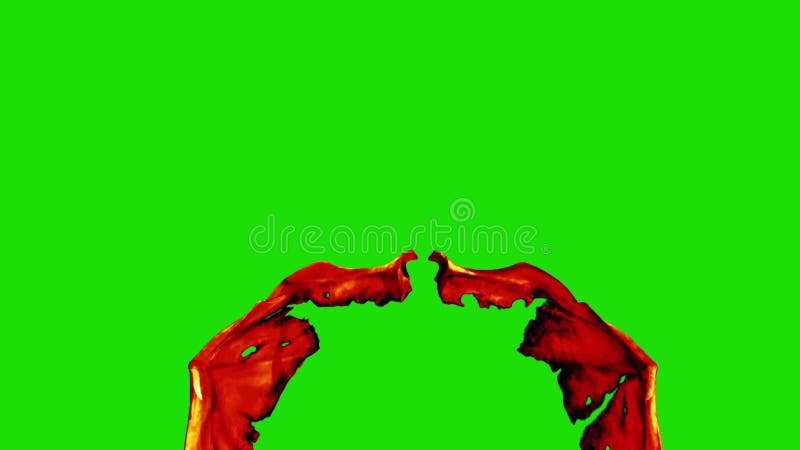 Demon Devil Wings Fast Green Screen Front 3D Renderings Animations ...