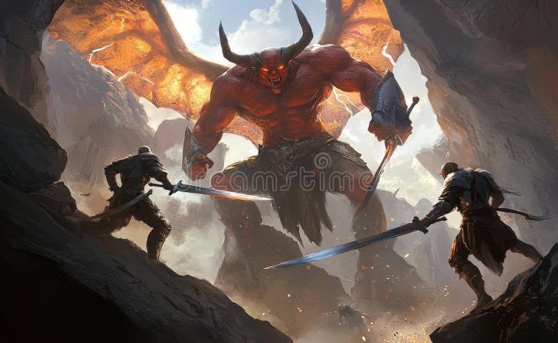 The Red Demon from Hell, Fighting Against the Moon with Midnight with ...