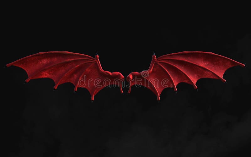 Devil Wings, Demon Wing stock illustration. Illustration of flight ...