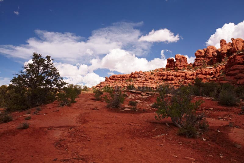 Red Desert stock image. Image of clouds, national, america - 11706285