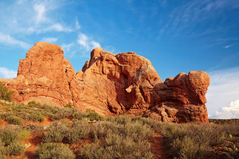 Red Desert stock image. Image of spectacular, hiking - 11992101