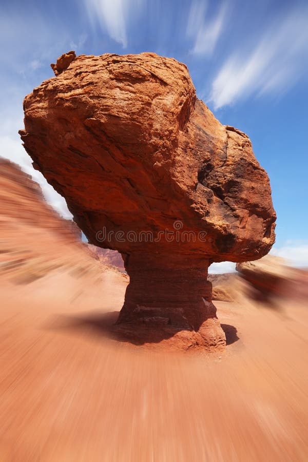 The Weathering in the Red Desert Stock Photo - Image of utah, desert ...