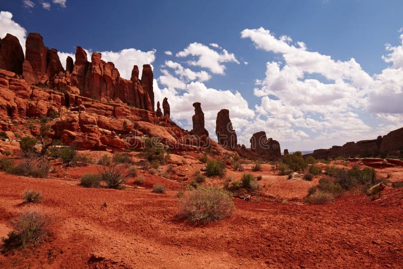 Red Desert stock photo. Image of plato, backpacking, arches - 33053242