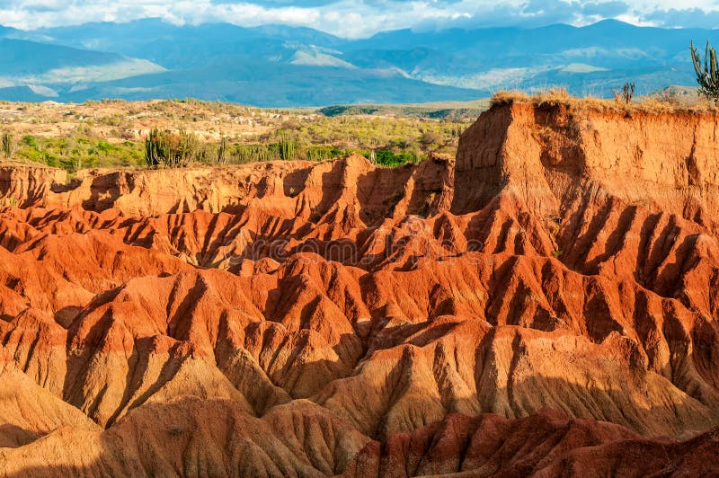 Red Desert Hills stock image. Image of sunny, sand, clouds - 29324277