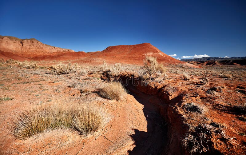 Red Desert landscape stock photo. Image of nature, change - 145841490