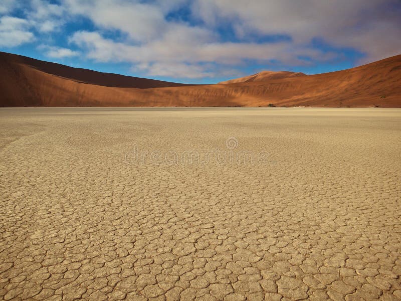 The Red Desert stock image. Image of sand, blue, dunes - 46223575