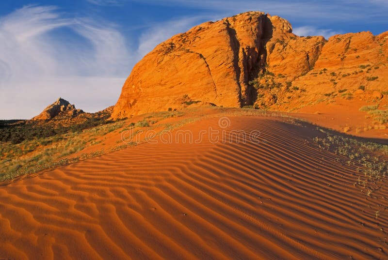 Red Desert Sands stock image. Image of natural, landscape - 3743827