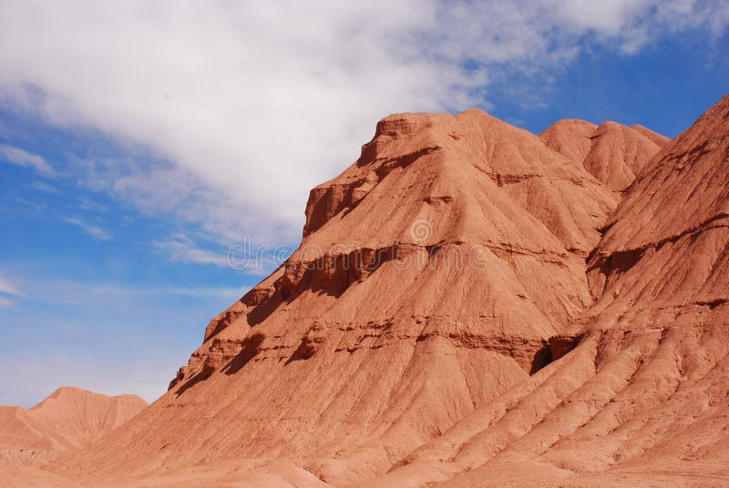 Red Desert Skirt Mountains stock image. Image of adventure - 20838489