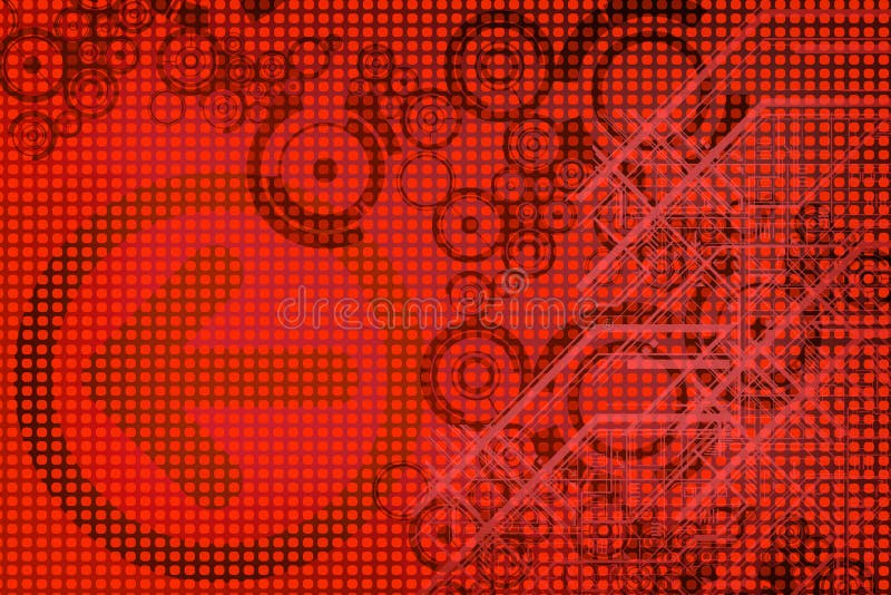 Red Design stock illustration. Illustration of circle - 5310096