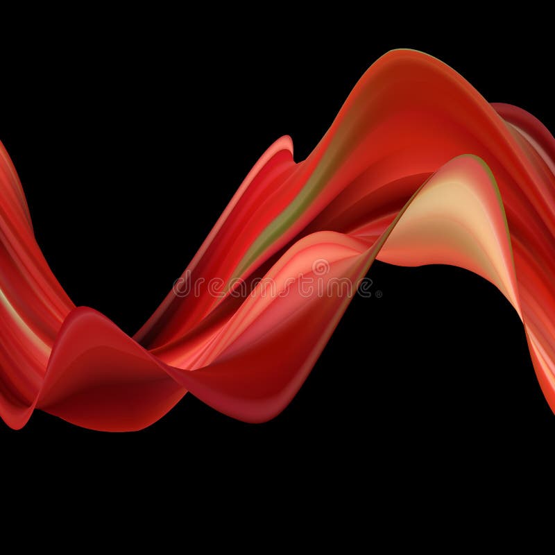 Red Design. Abstract Flow. Red, Orange, Colors. Liquid Background ...