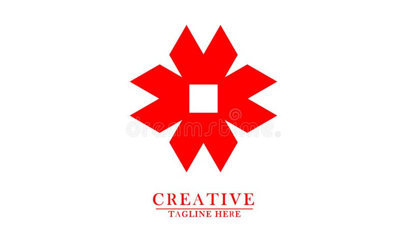 Red Design Modern Logo Element Icon with Template Stock Vector ...