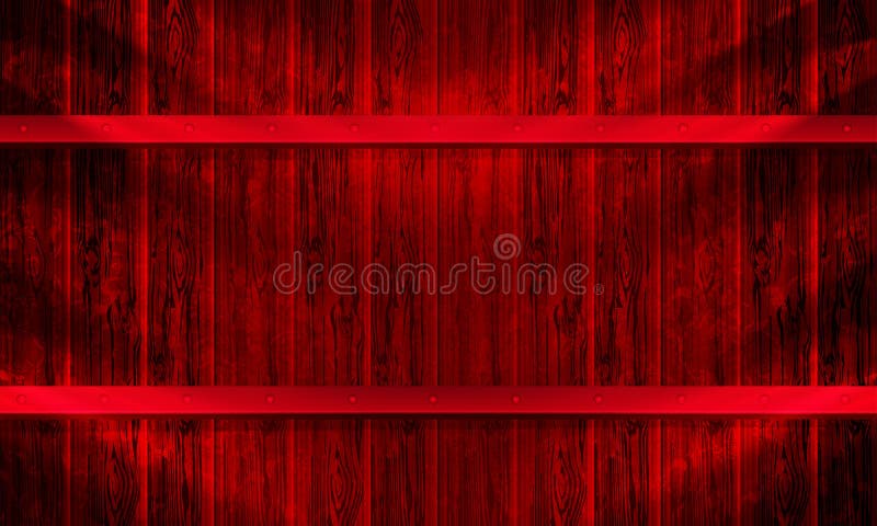 Red Design with Outline of Skin Boards, Billboard with Bright Light and ...
